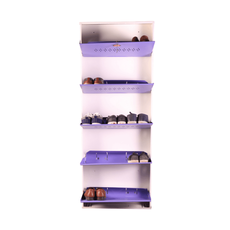 5-Rack Jumbo Shoe Den | Premium Storage (15 Pairs)